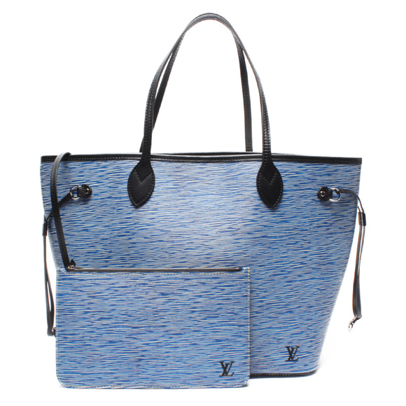 Louis Vuitton | Bags | Louis Vuitton Epi Denim Neverfull Mm Tote Bag ...
